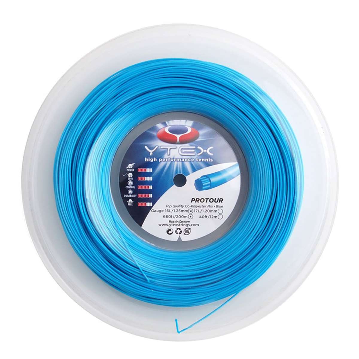 Protour Blue Reel - Co-Poly | YTEX Tennis Strings – ytexstrings