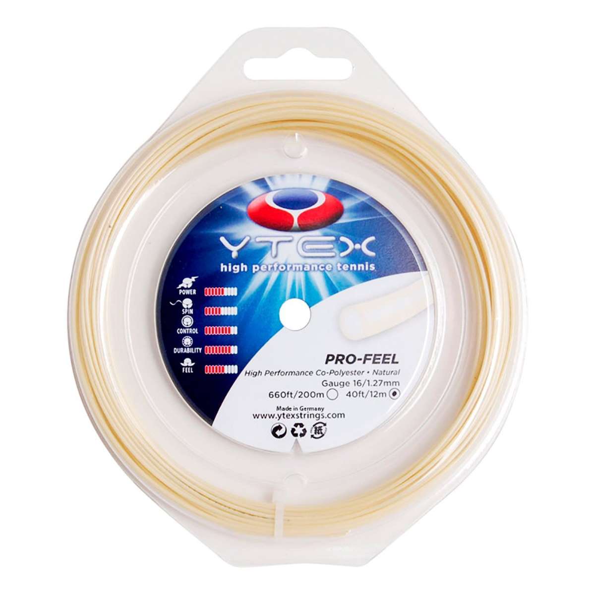 Pro-Feel Natural - Co-Poly | YTEX Tennis Strings – ytexstrings