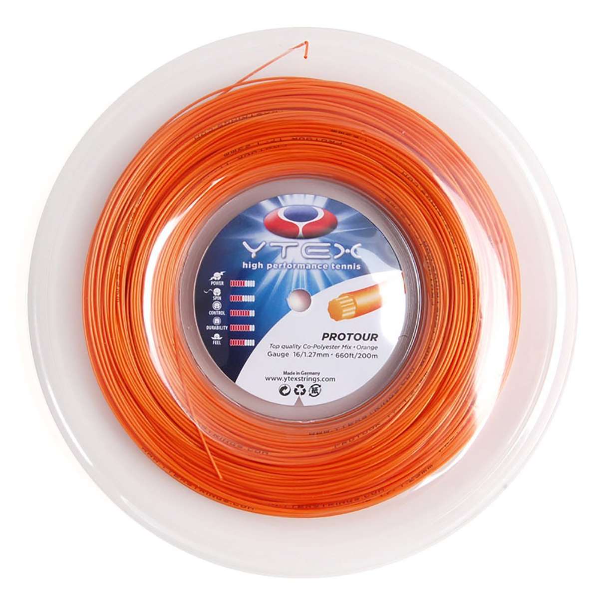 Protour Orange Reel - Co-Poly | YTEX Tennis Strings – ytexstrings